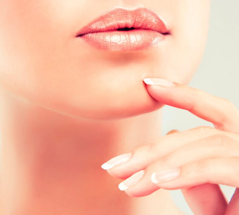 Exposição solar nos lábios